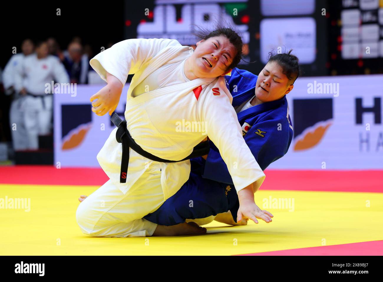 Mubadala Arena, Abu Dhabi, UAE. 23rd May, 2024. (L-R) Shiyan Xu (CHN ...