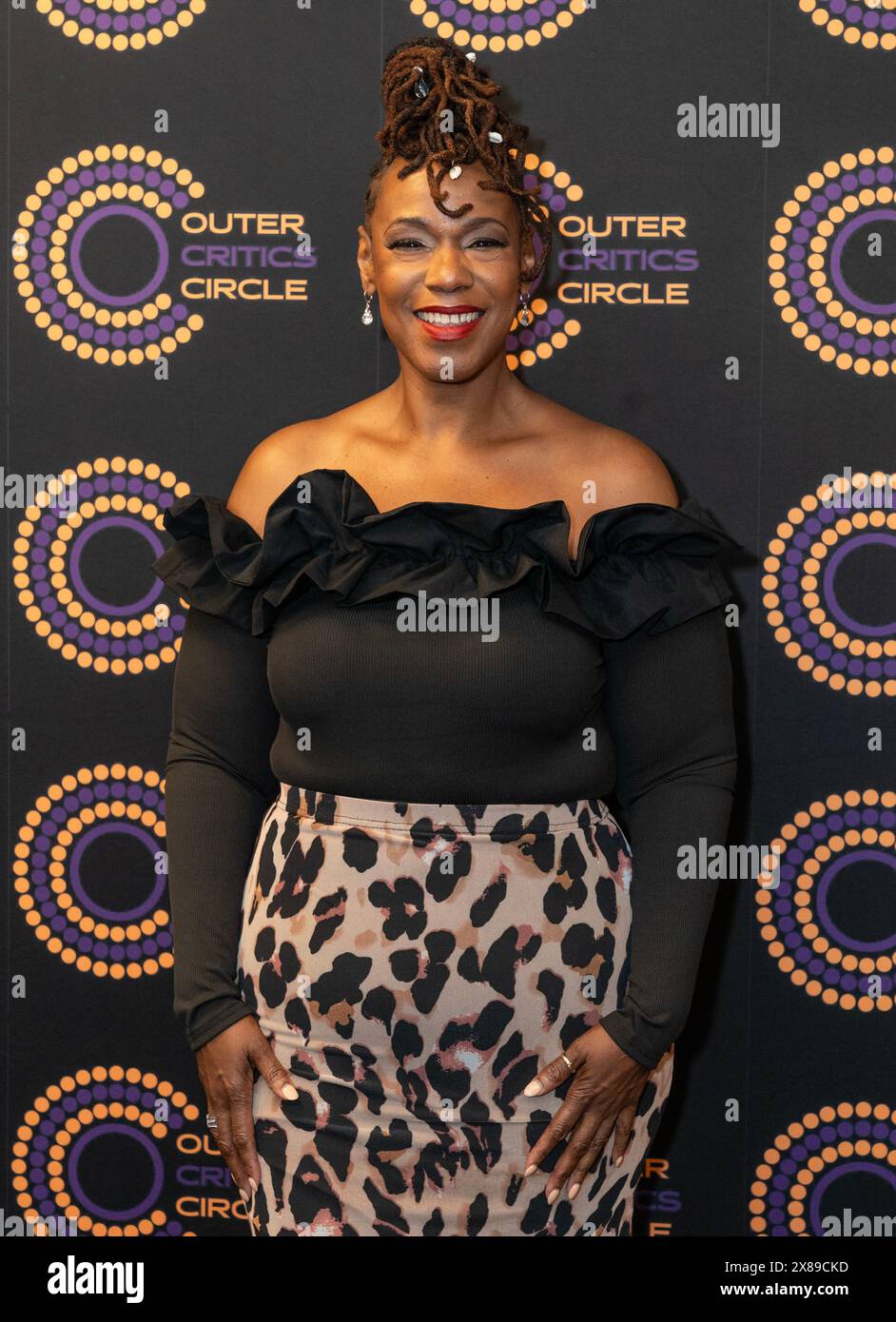 Kecia Lewis attends 2024 Outer Critics Circle Awards at Library for the ...
