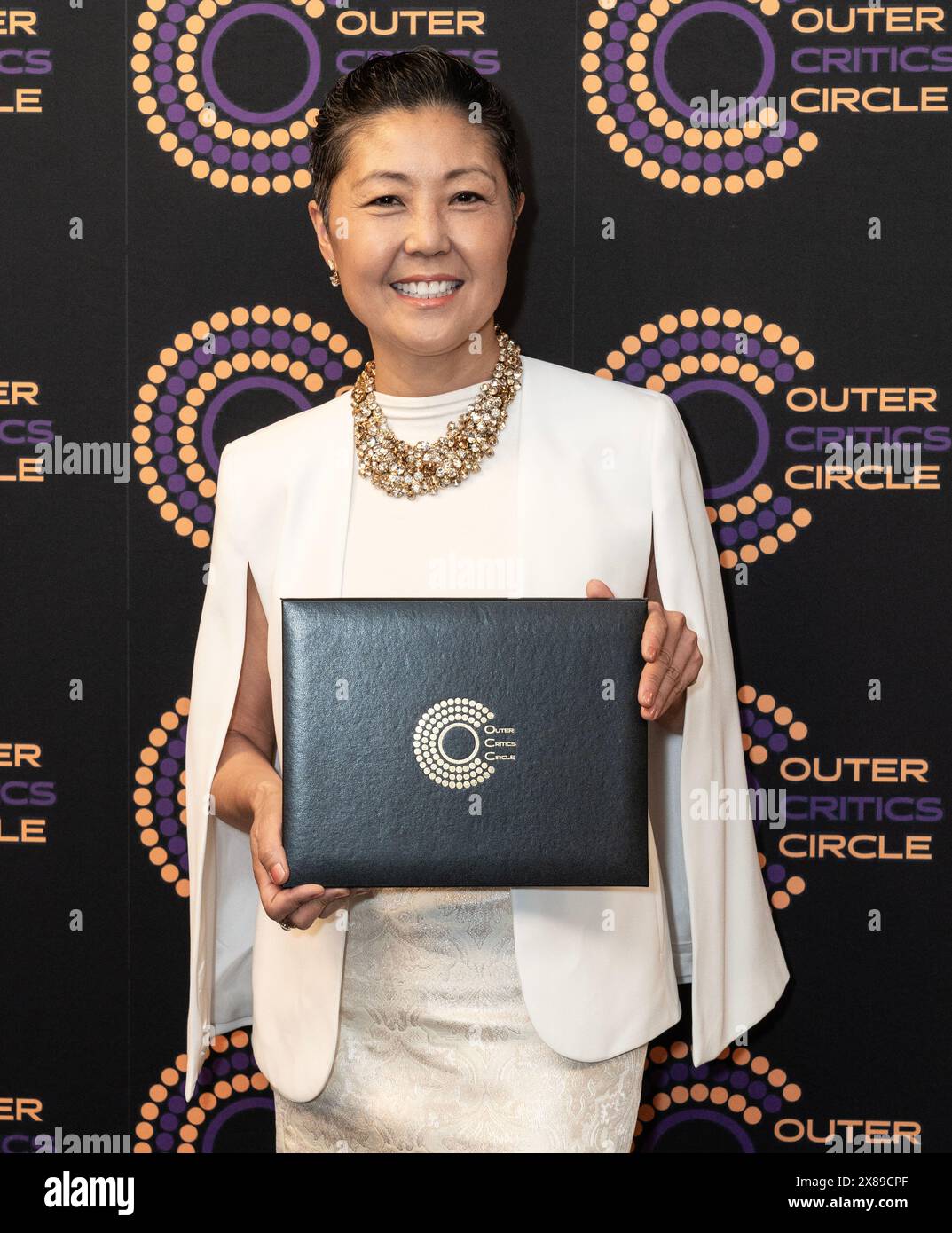 Linda Cho attends 2024 Outer Critics Circle Awards at Library for the ...