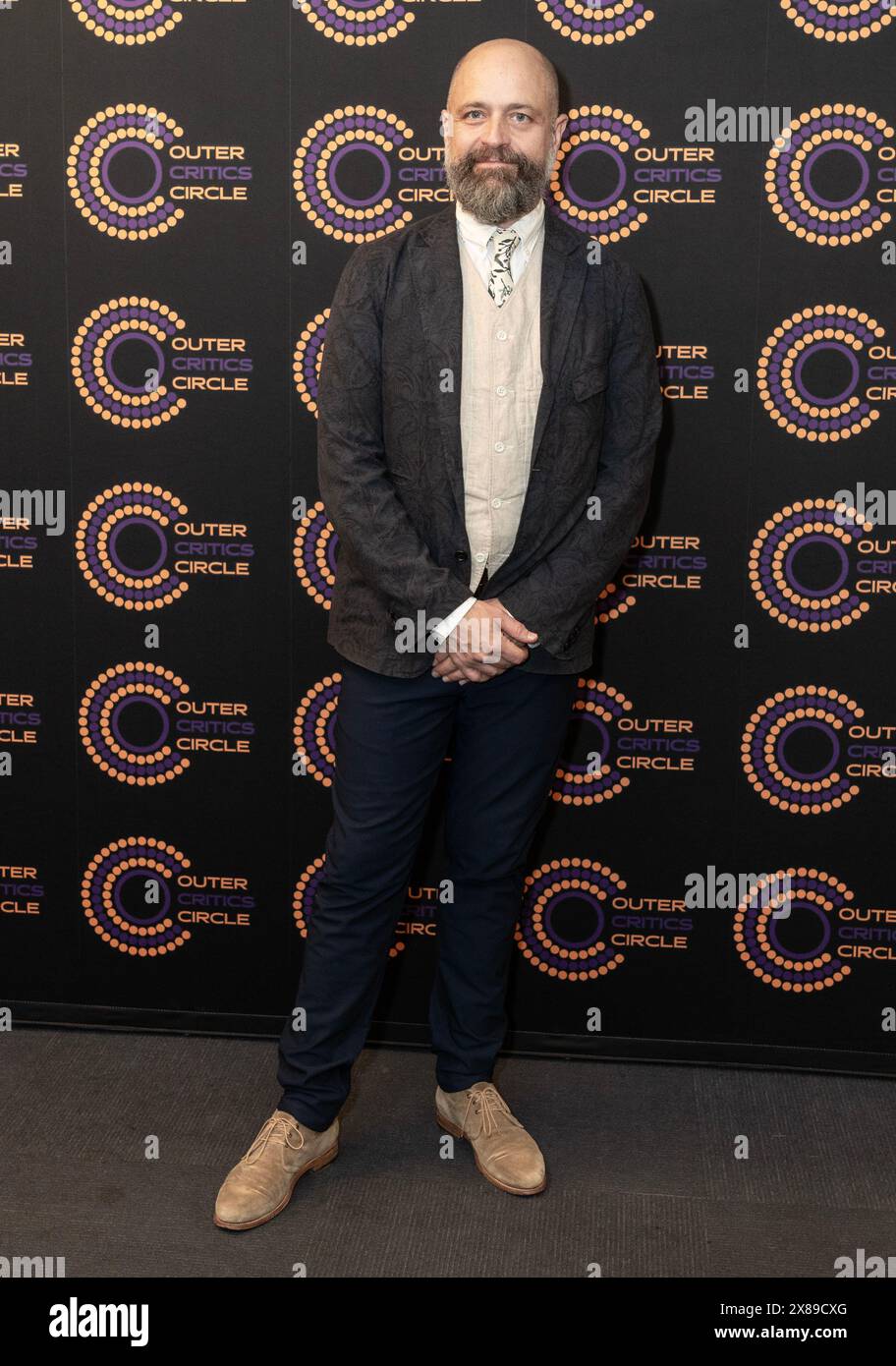 Peter Nigrini attends 2024 Outer Critics Circle Awards at Library for ...