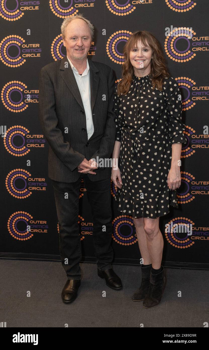 Brian MacDevitt (L) attends 2024 Outer Critics Circle Awards at Library ...