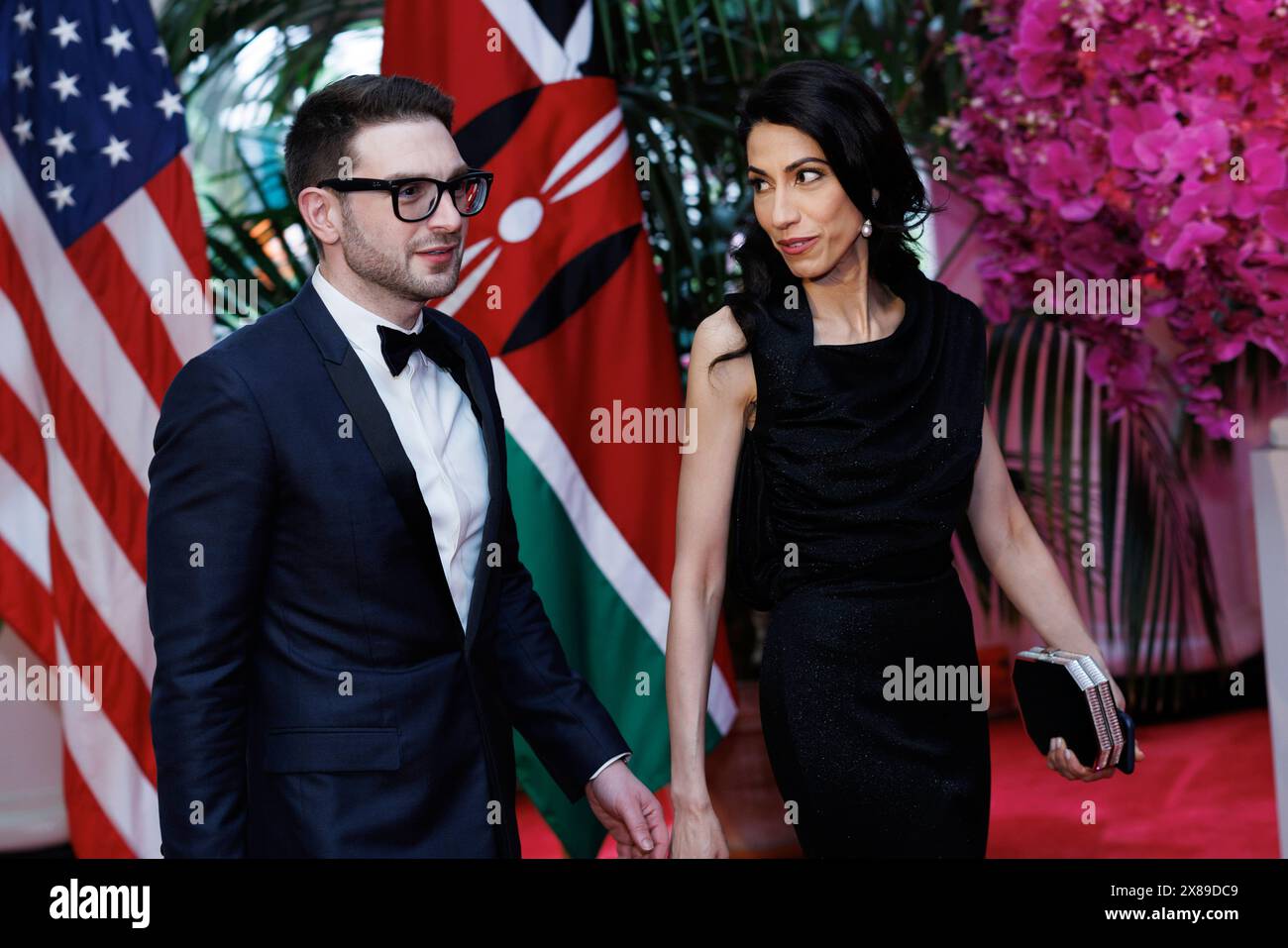 Washington, Vereinigte Staaten. 23rd May, 2024. Alex Soros and Huma ...