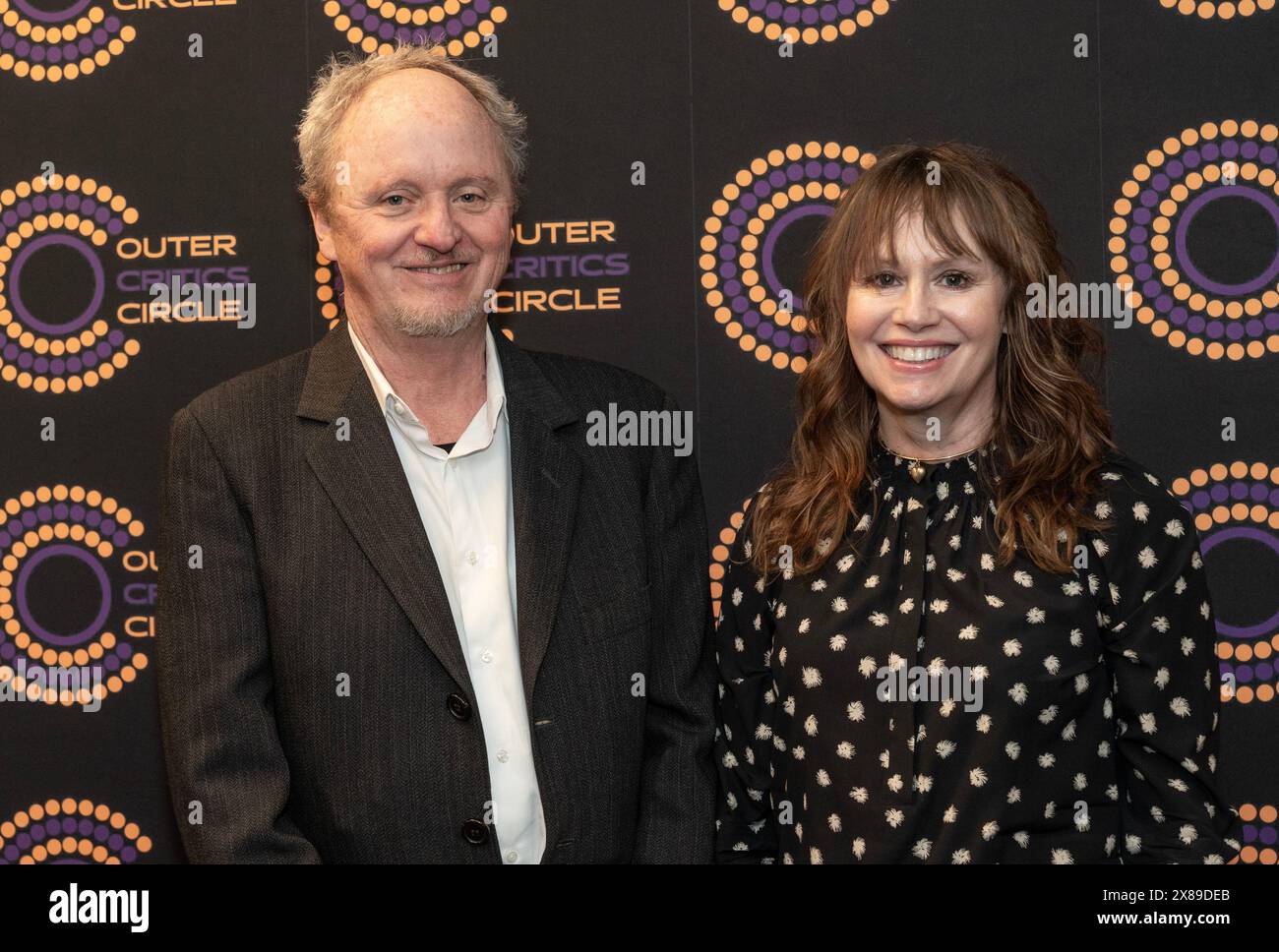 Brian MacDevitt (L) attends 2024 Outer Critics Circle Awards at Library ...