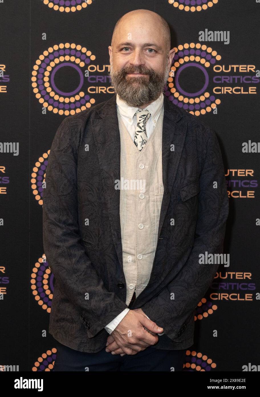 New York, USA. 23rd May, 2024. Peter Nigrini attends 2024 Outer Critics ...