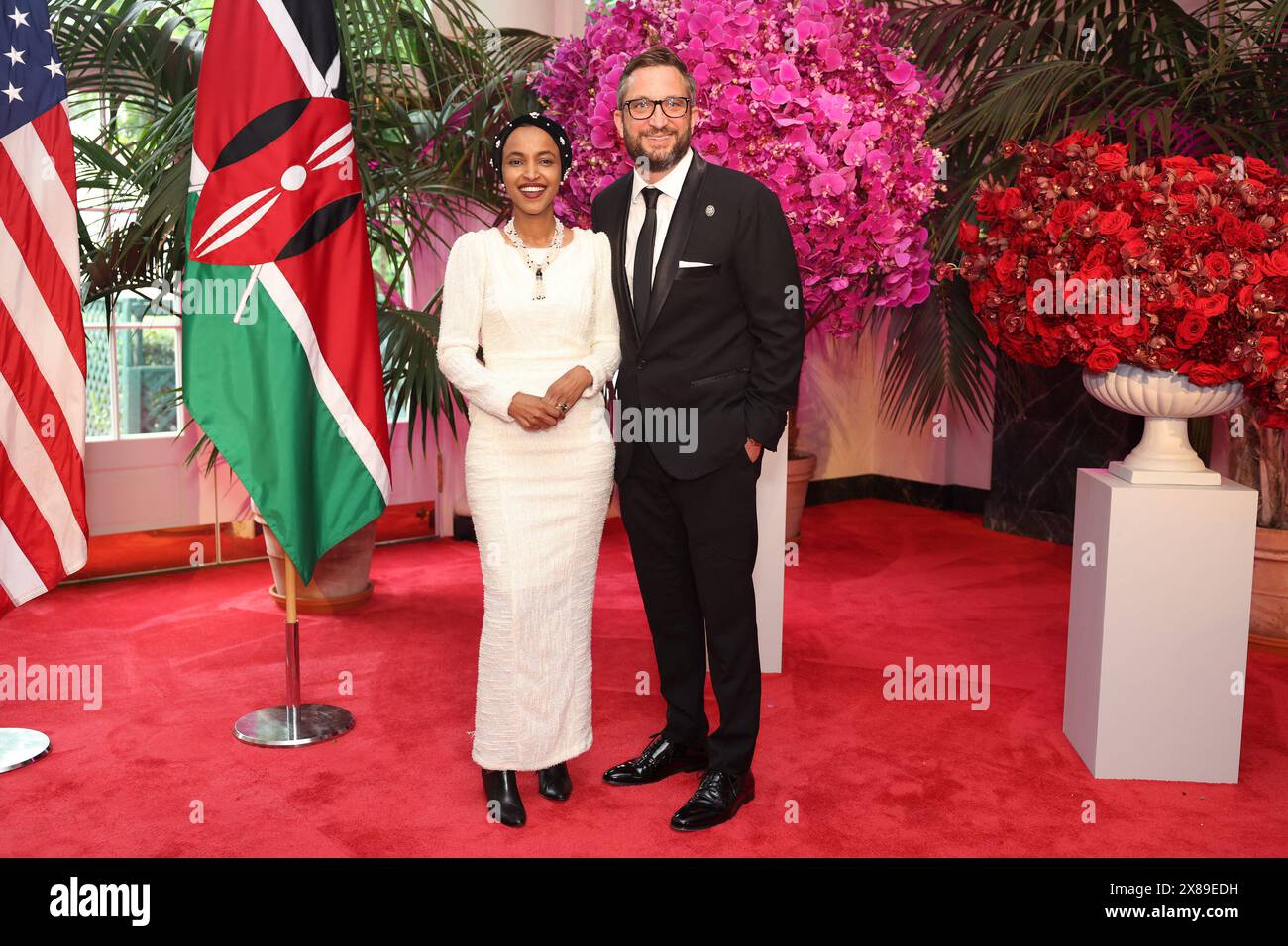 Representative Ilhan Omar, a Democrat from Minnesota, left, and Tim ...