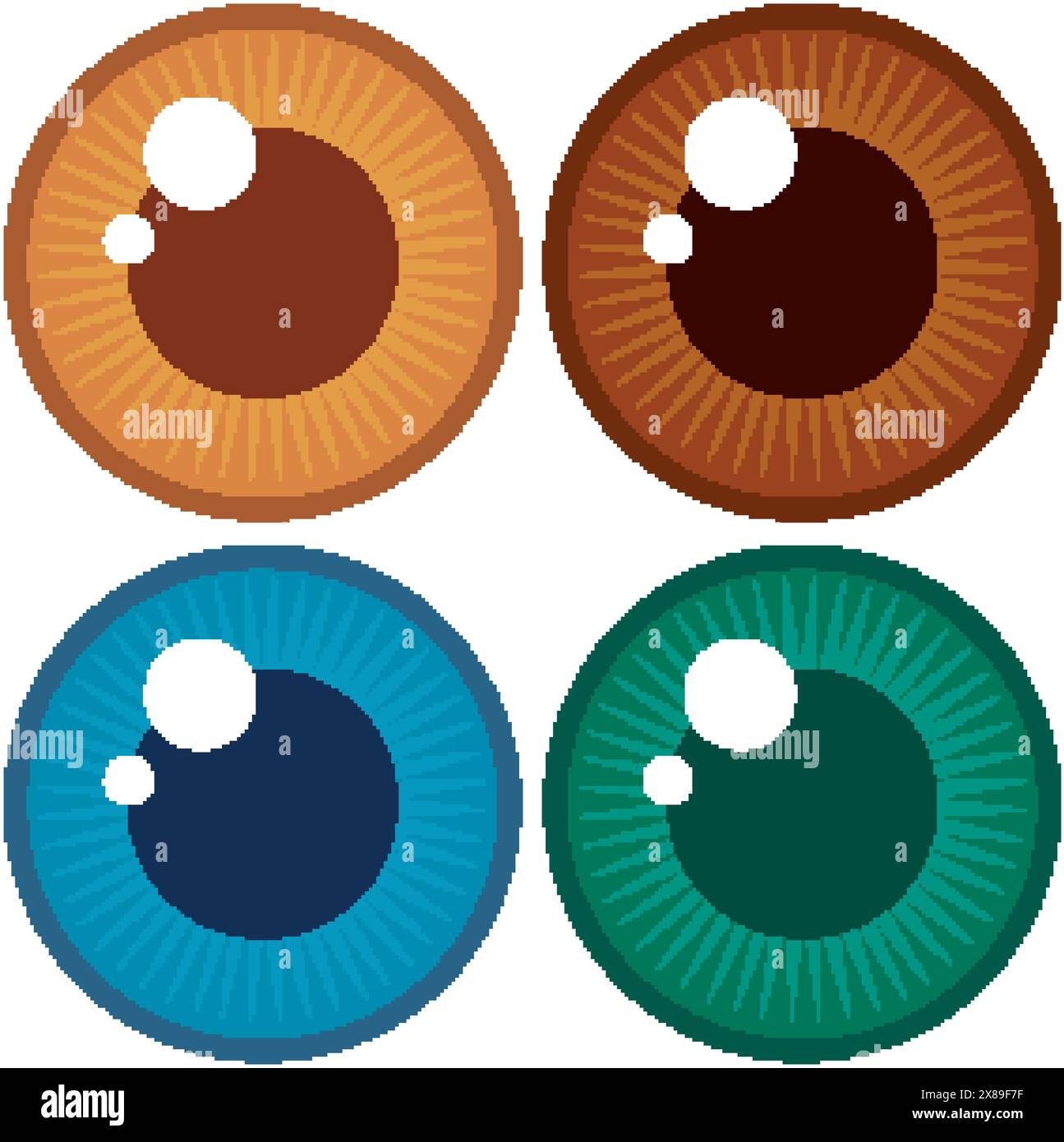 Color palette in pop Stock Vector Images - Alamy