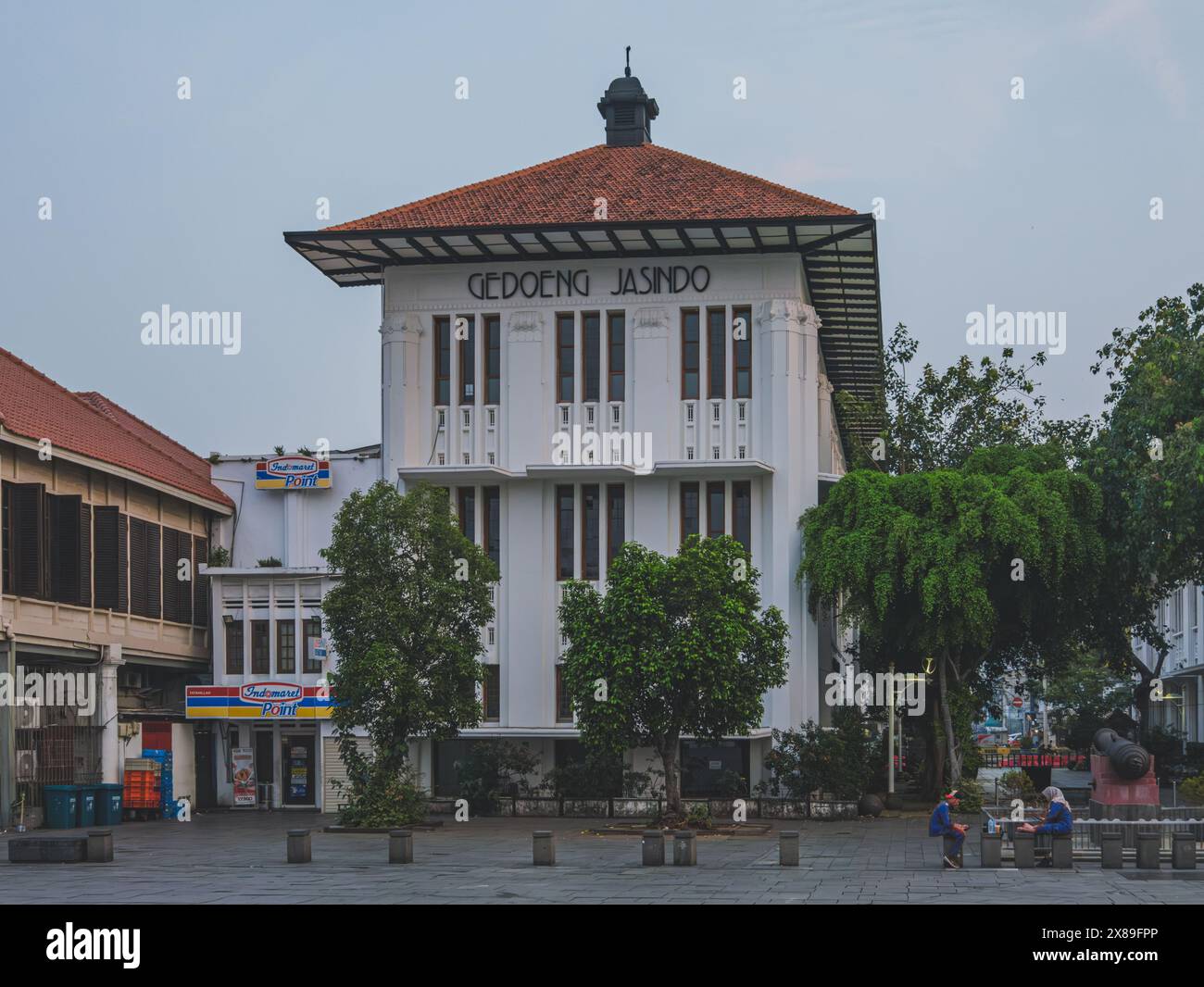 Jakarta, Indonesia - May 7th, 2024. this Old building built by Dutch ...