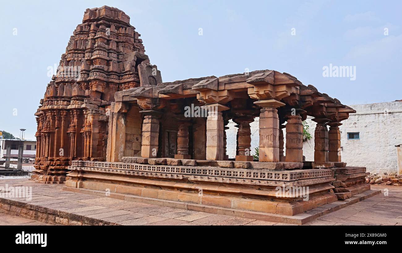 Carved Yallamma Devi Gudi Temple, Built by Chalukya Dynasty, Badami ...