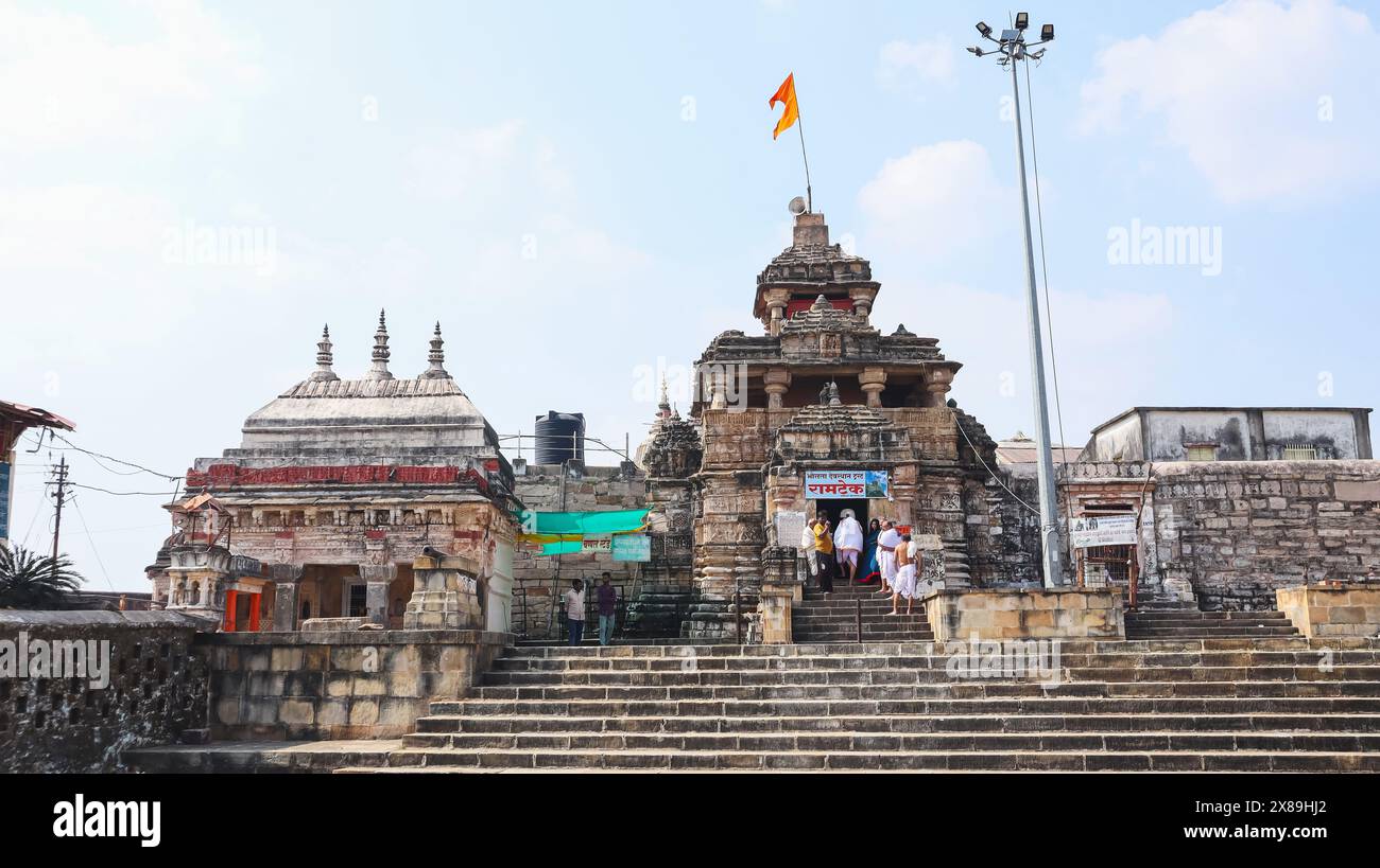 INDIA, MAHARASHTRA, NAGPUR, November 2023, Devotee at Ram Temple of ...