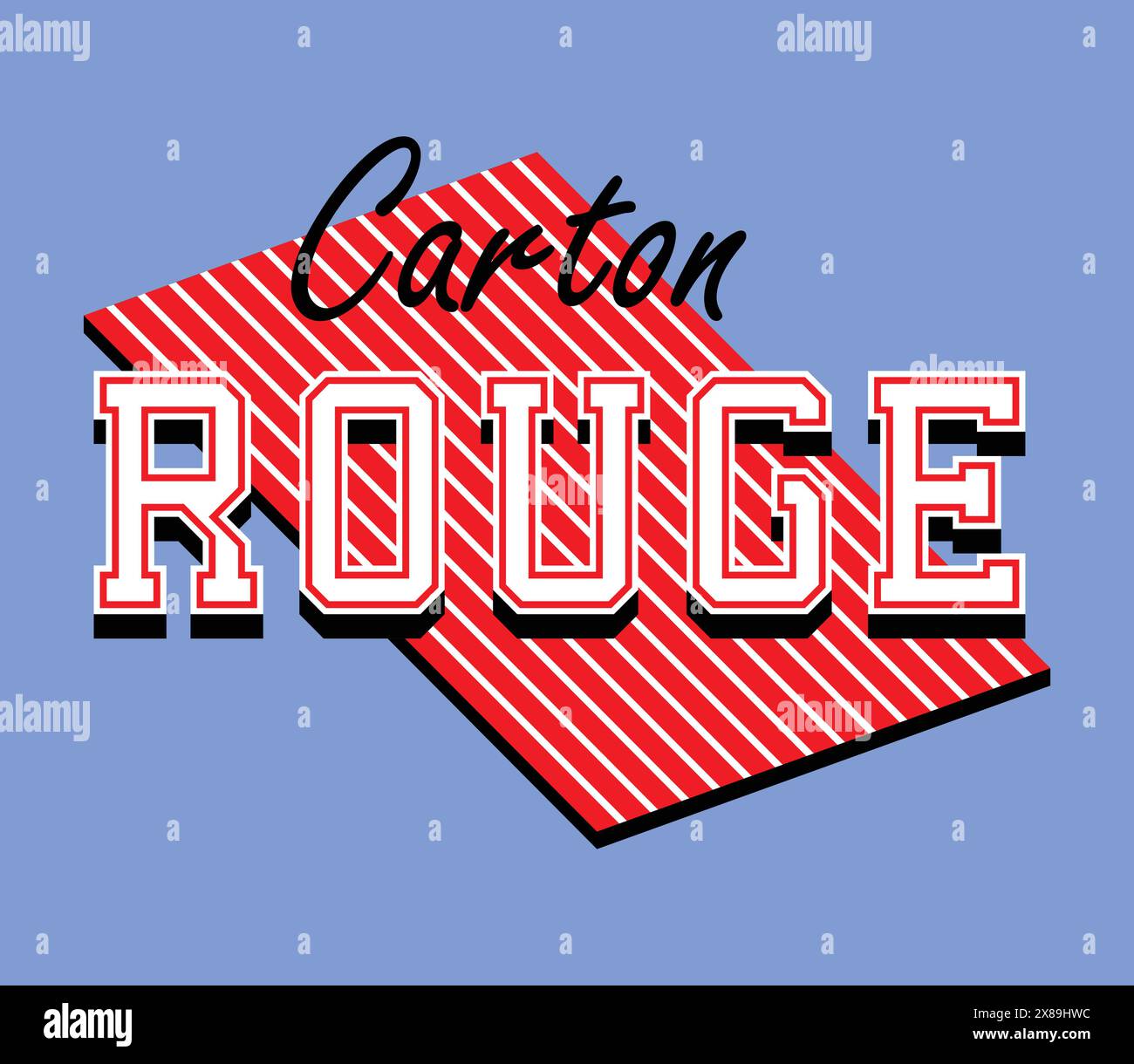 Typography and 3d inspirational angle art stripe design Stock Vector ...