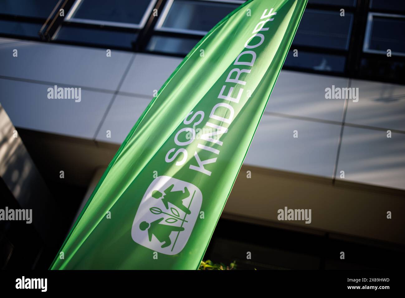 Munich, Germany. 10th May, 2024. The lettering "SOS Children's Villages ...