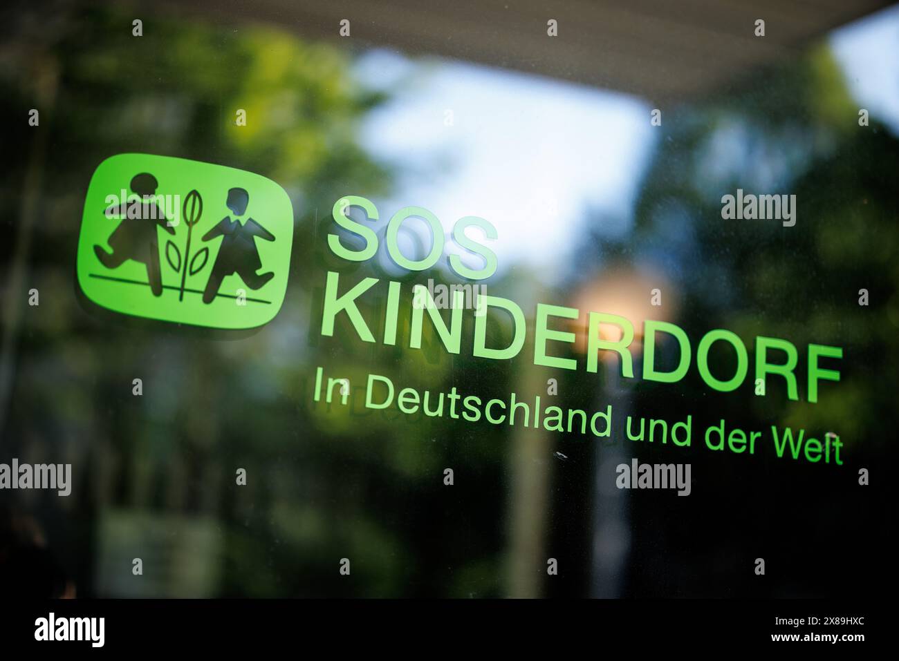 Munich, Germany. 10th May, 2024. The lettering "SOS Children's Villages ...