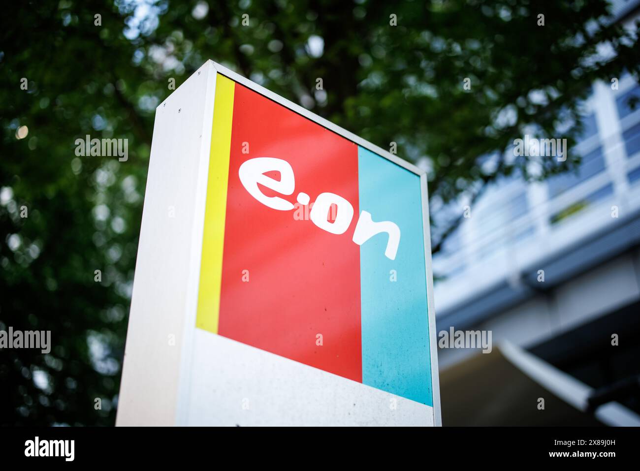Munich, Germany. 10th May, 2024. The company logo of E.ON SE can be ...