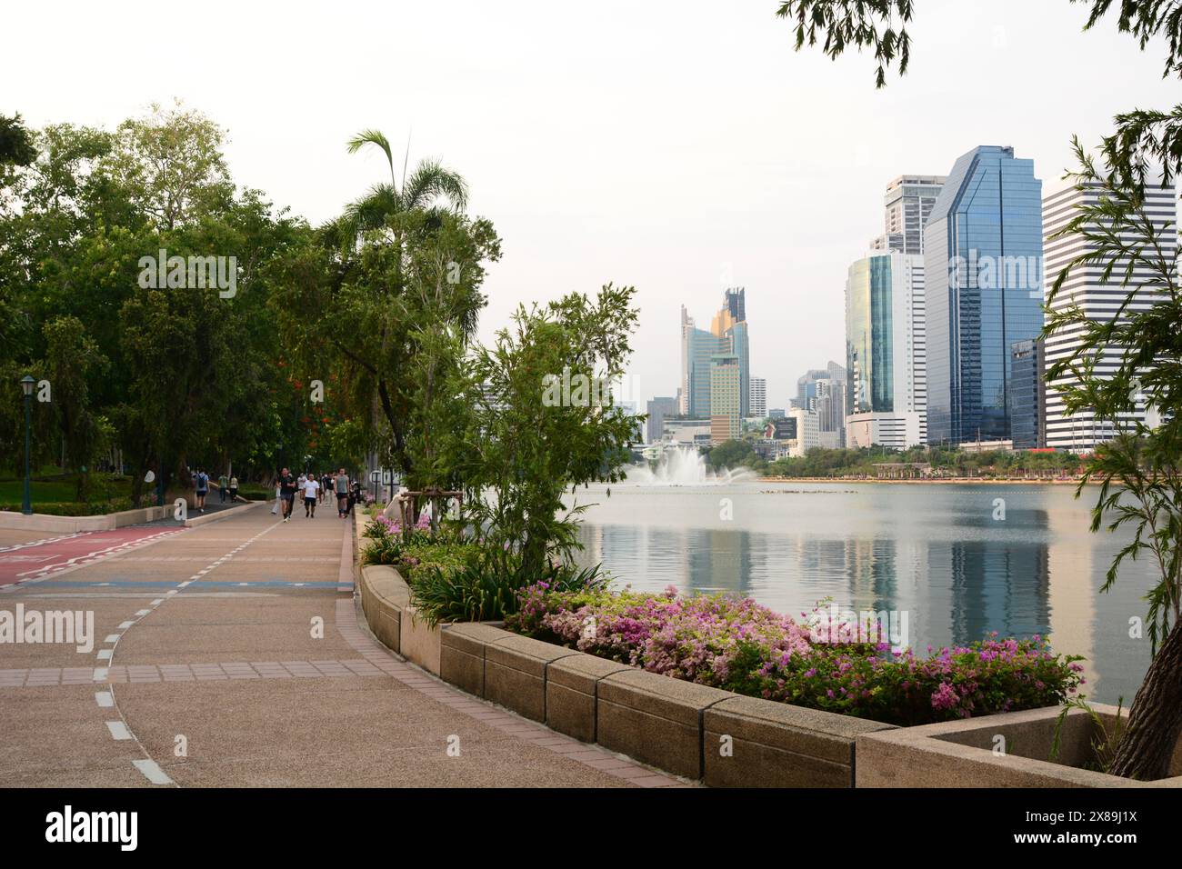 Benjakitti park. Khlong Toei District. Bangkok. Thailand Stock Photo - Alamy