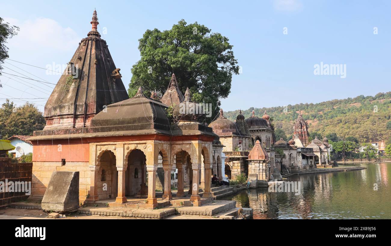 INDIA, MAHARASHTRA, NAGPUR, November 2023, Tourist at Ancient Temples ...