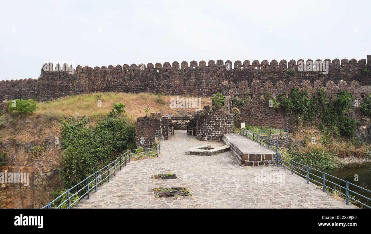 View of Fortress and Protection Wall of Naldurg Fort, Naldurg ...