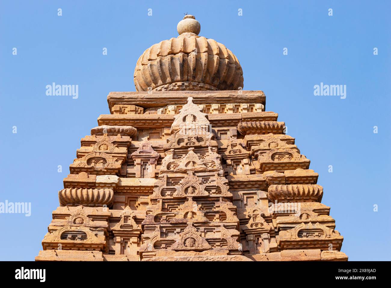 View of Temple Shikhara of Sri Galaganaaatha Temple, 8th Century Shiva ...