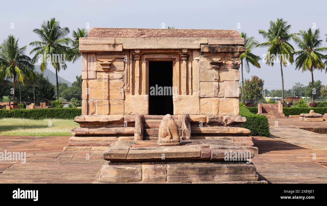 Front View of Chandrasekhara Gudi, Build Around CE.750. Pattadakal ...
