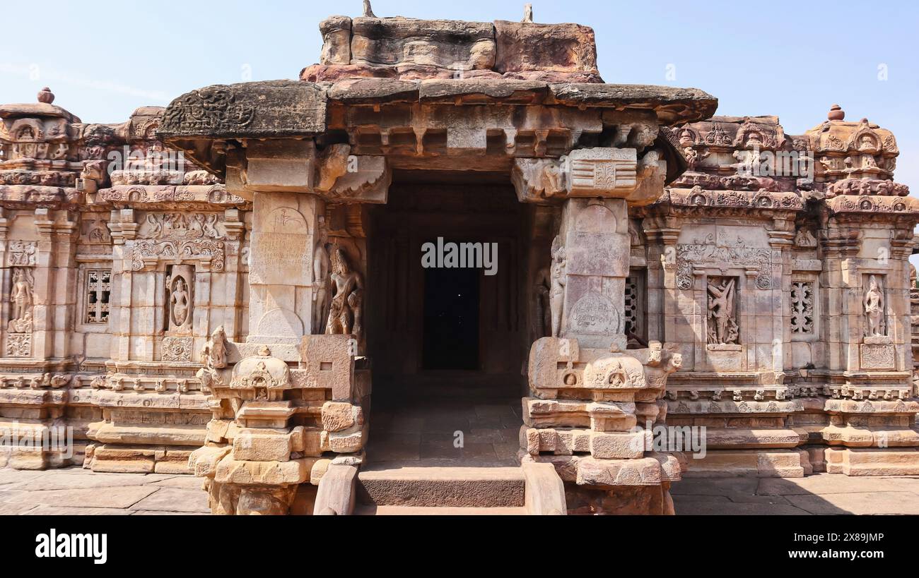 Front View and Main Entrance of Sri Virupaksha Temple, Pattadakal ...