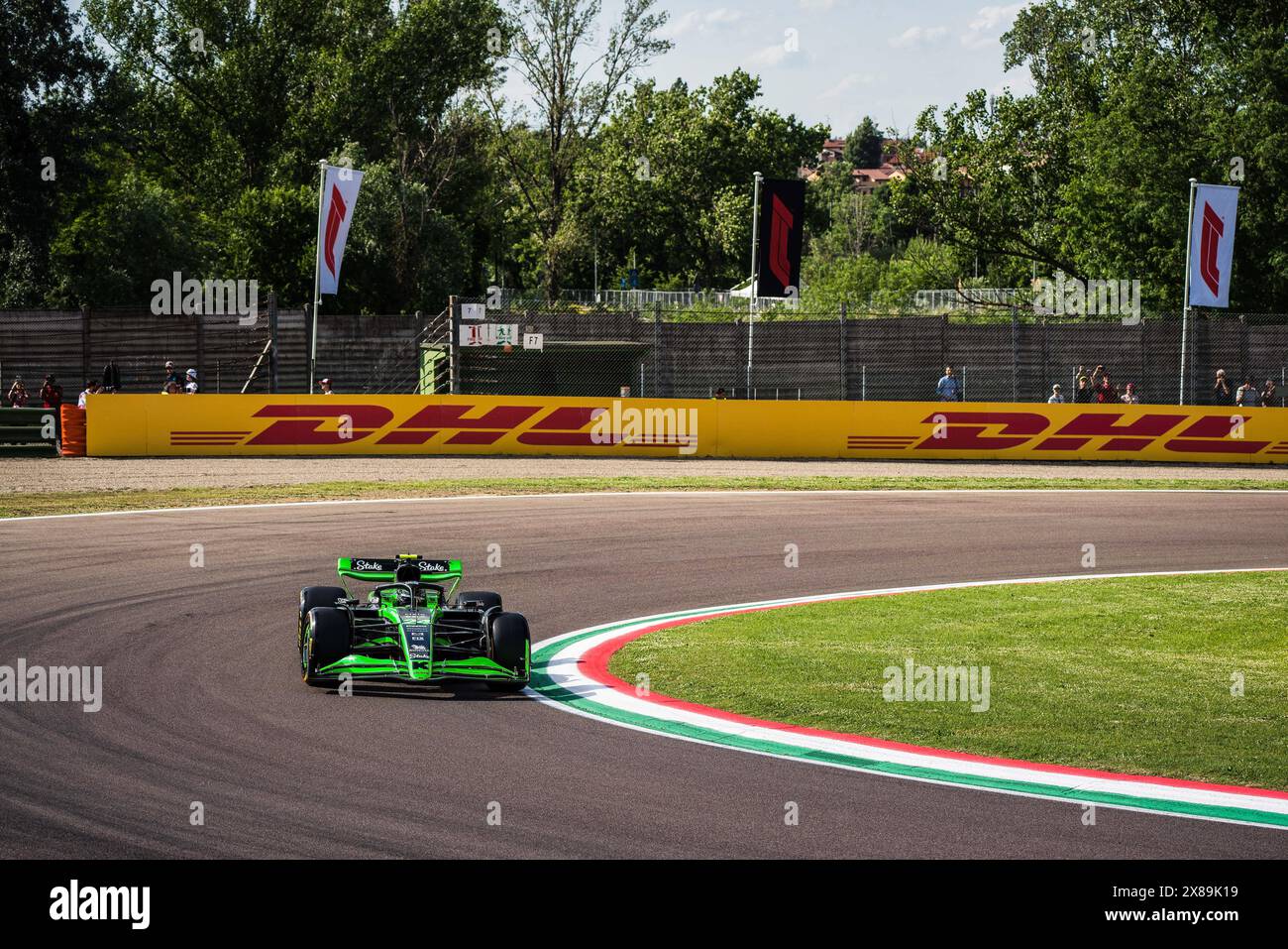 Stake Kick Sauber Formula One team's Chinese driver Zhou Guanyu (24) in ...