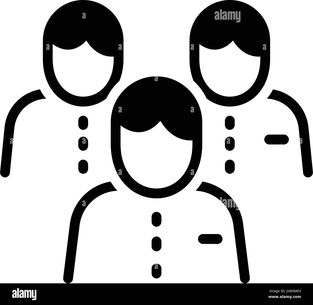 Leader group employees Stock Vector Images - Alamy