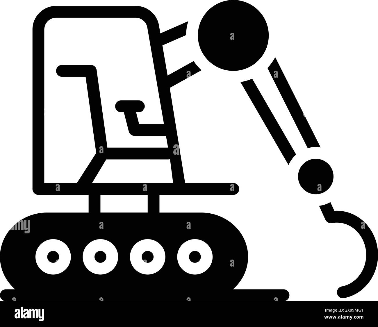 Icon for excavator ,equipment Stock Vector Image & Art - Alamy