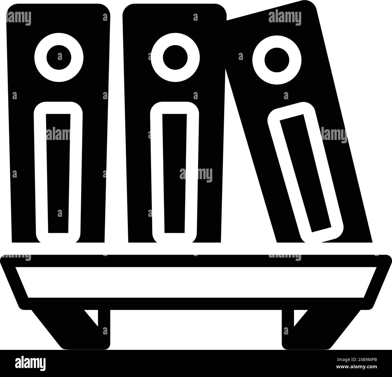 Archive bookshelf Stock Vector Images - Alamy