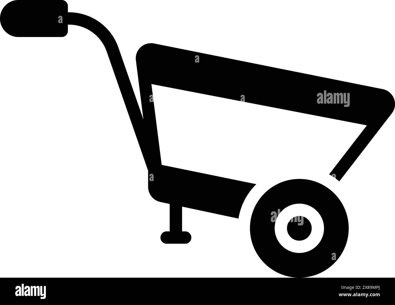 Icon for wheel barrow, construction Stock Vector Image & Art - Alamy