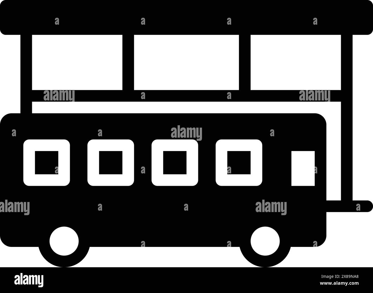 Icon for bus stop,navigation Stock Vector Image & Art - Alamy