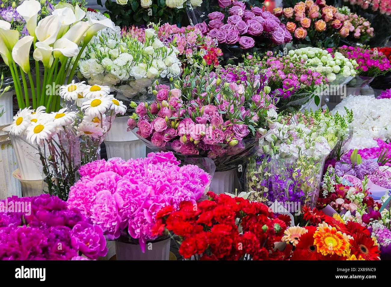 Beautiful display flower shop exterior hi-res stock photography and ...