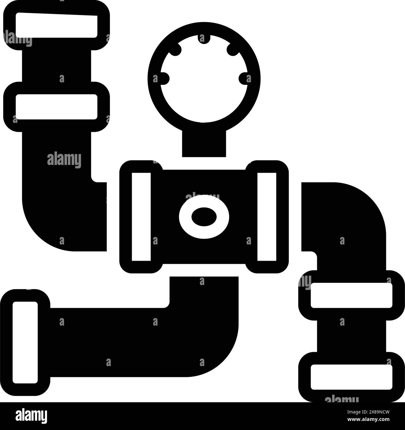 Icon for gas pipeline,connector Stock Vector Image & Art - Alamy