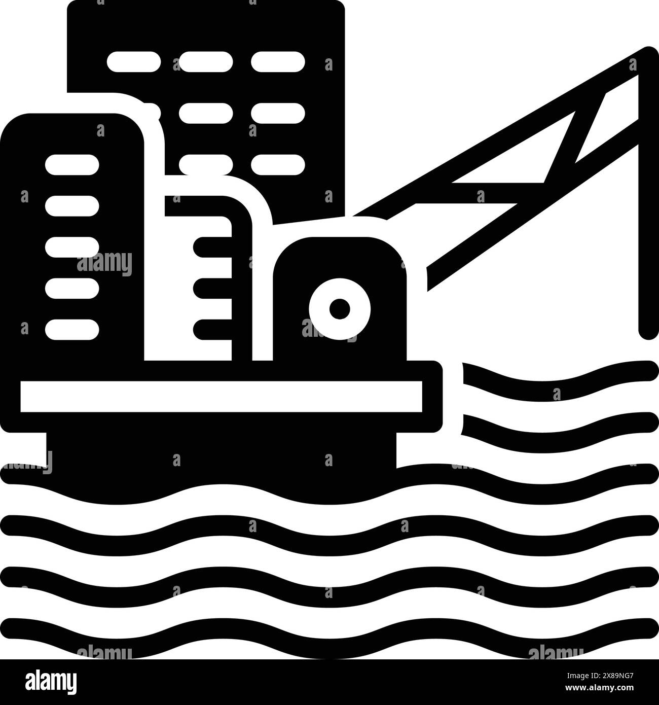Icon for offshore platform ,oil platform Stock Vector Image & Art - Alamy