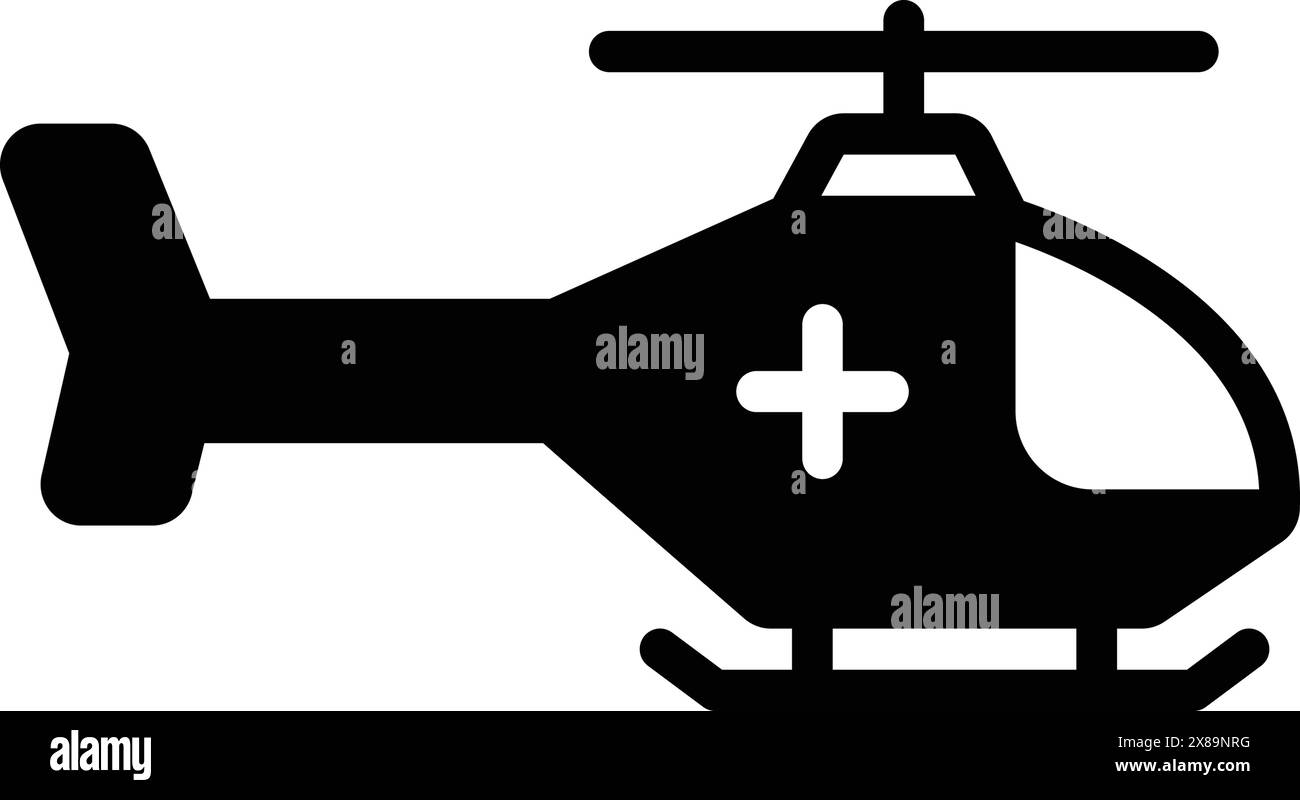 Icon for emergency helicopter,air medical service Stock Vector Image ...