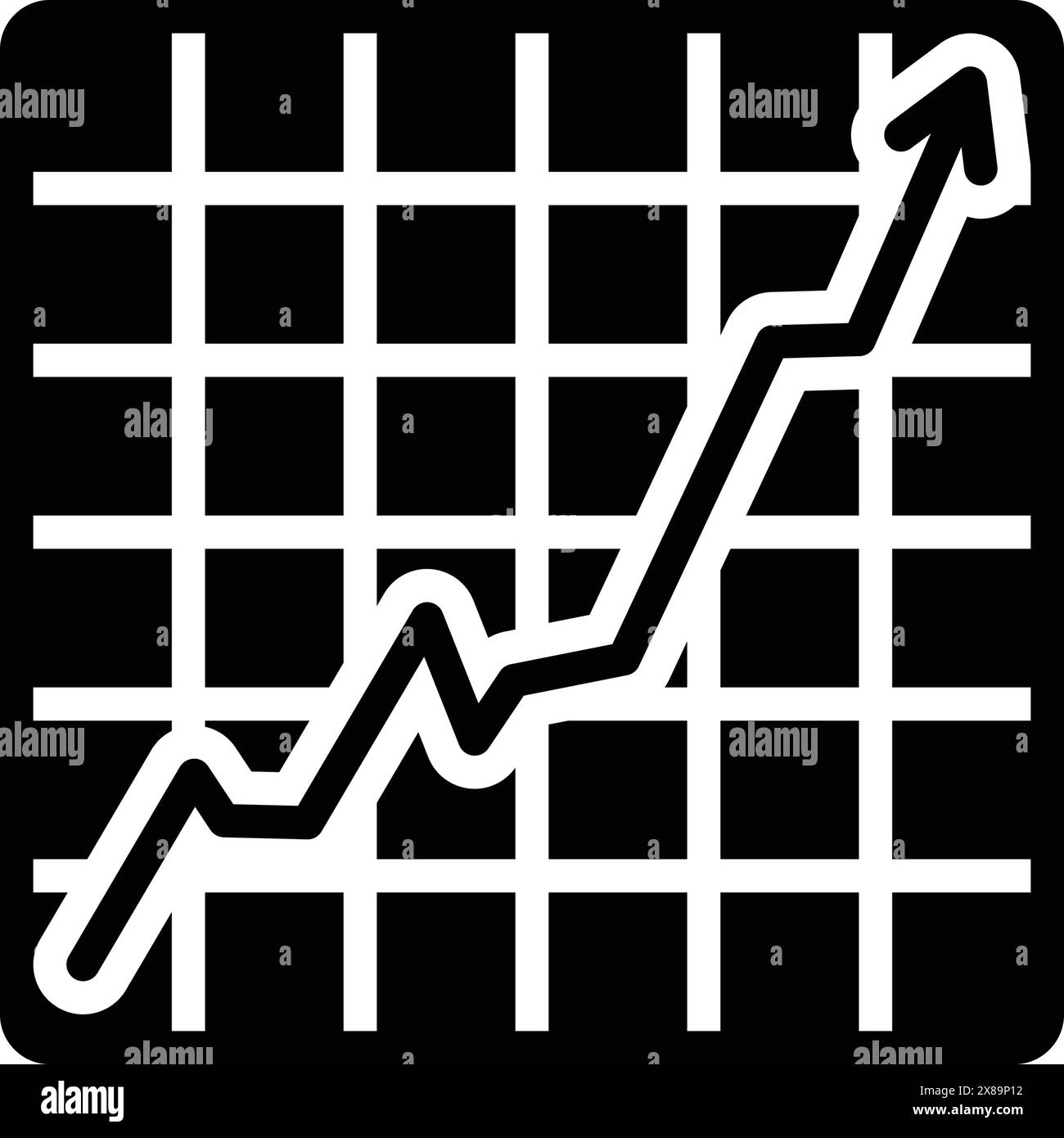 Increasing stocks graphic Stock Vector Images - Alamy