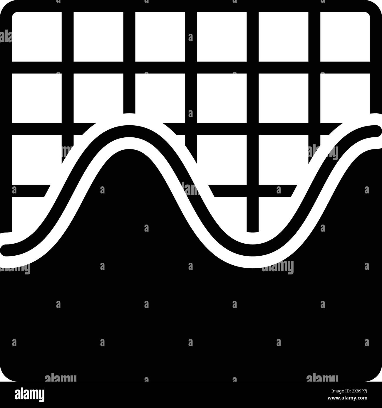 Icon for sine wave graphic,frequency Stock Vector Image & Art - Alamy