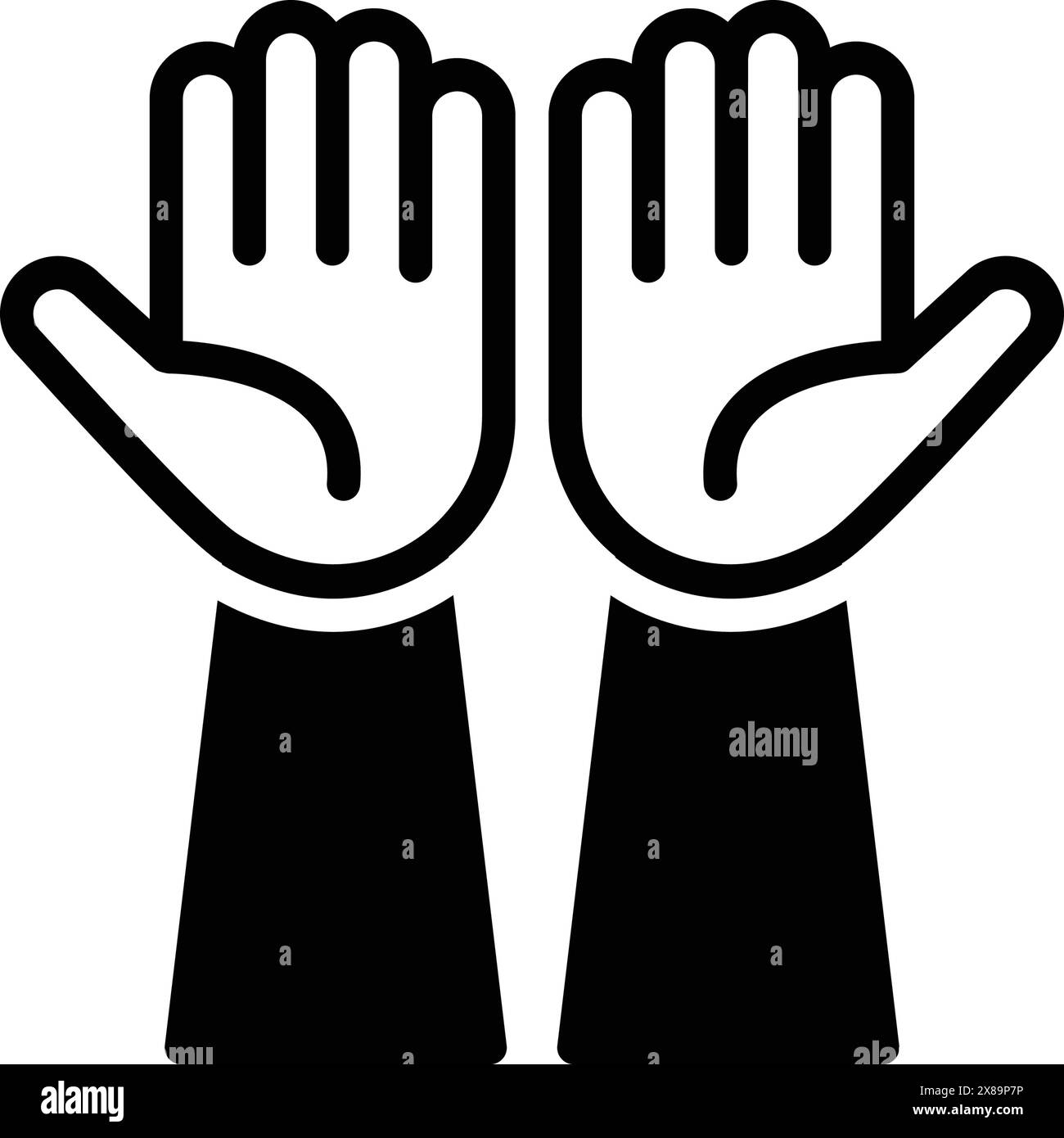 Icon for hands,palm Stock Vector Image & Art - Alamy
