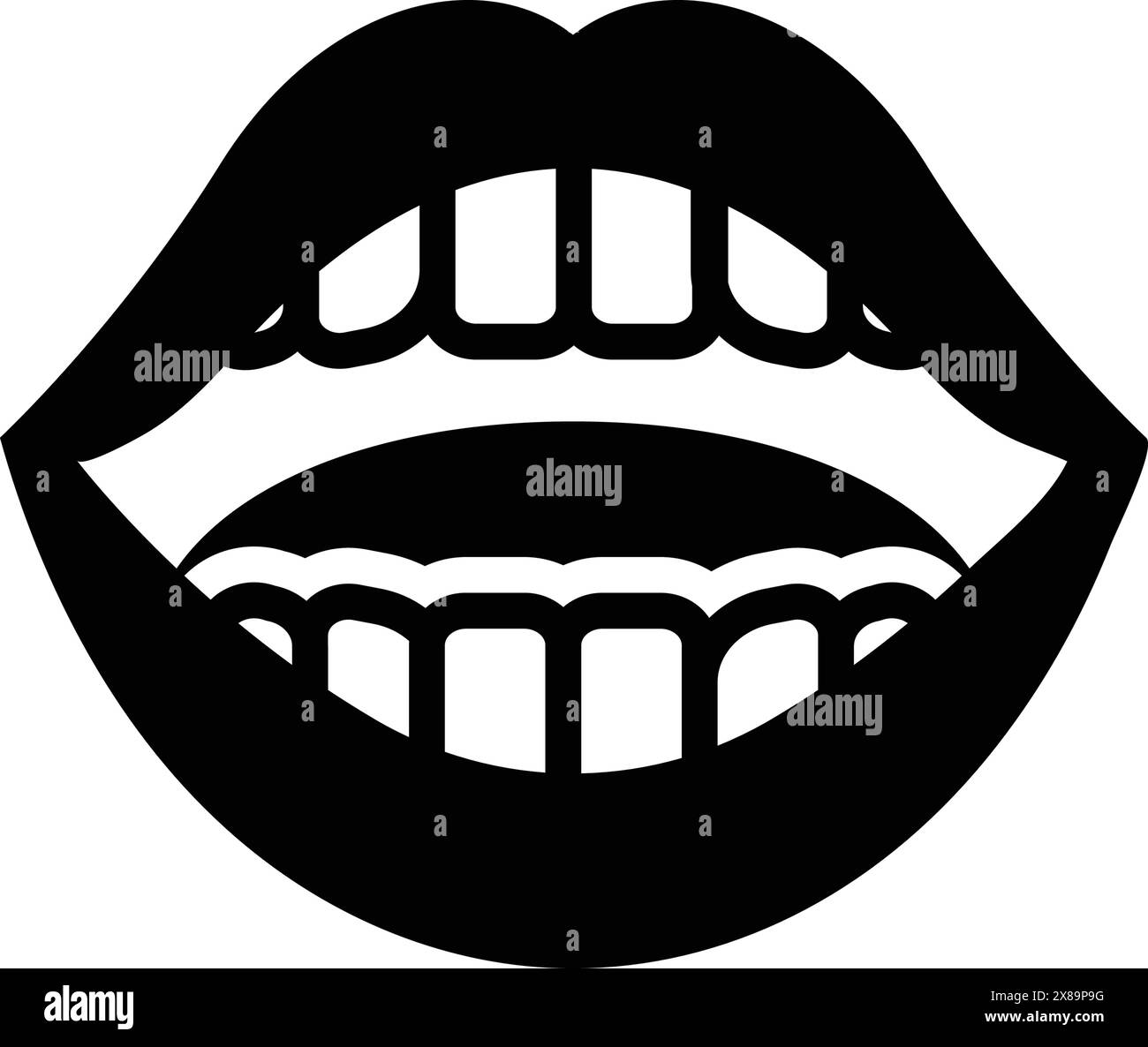 Icon for mouth,face Stock Vector Image & Art - Alamy