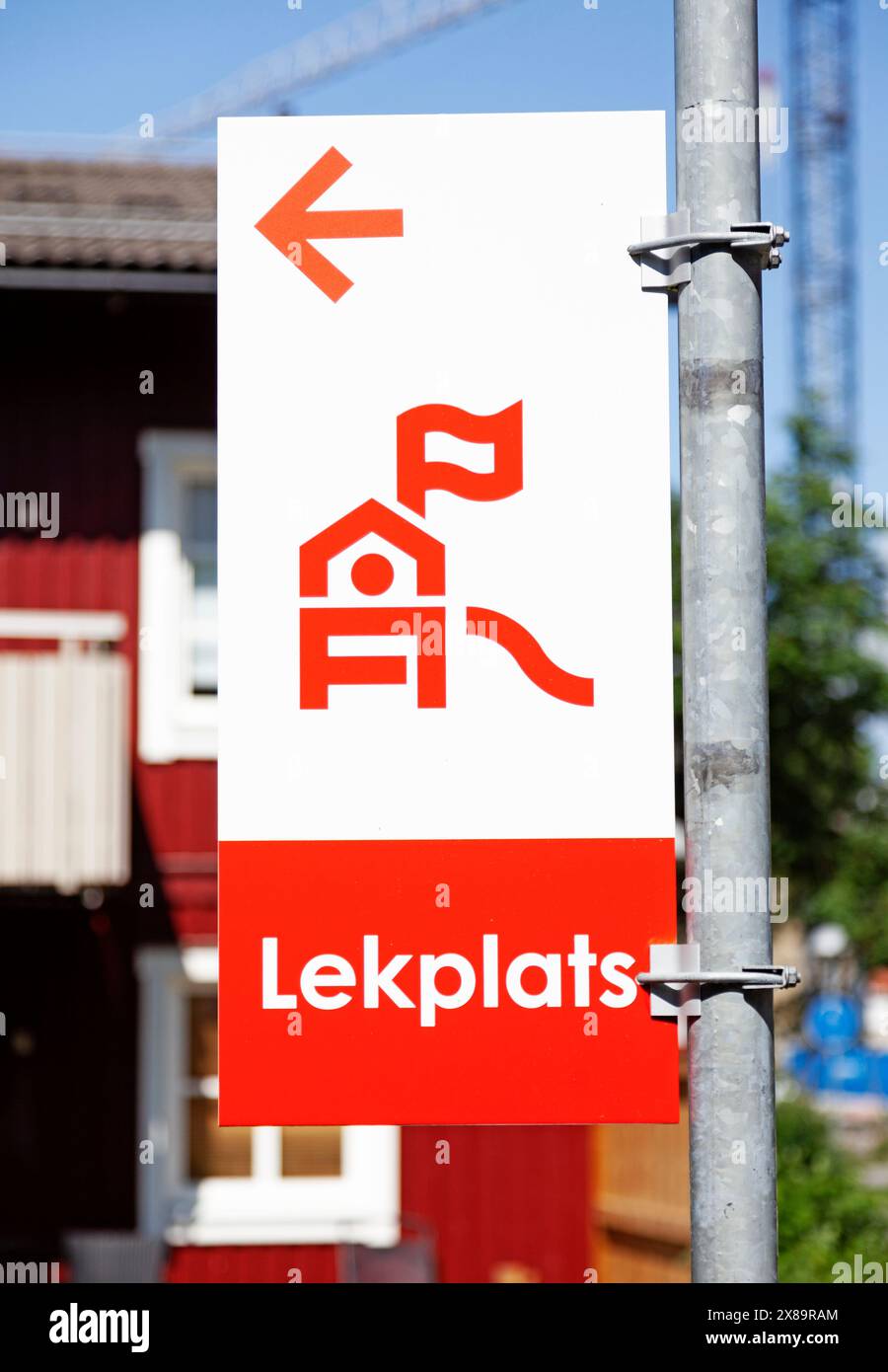 sign with the text playground and an icon Stock Photo - Alamy