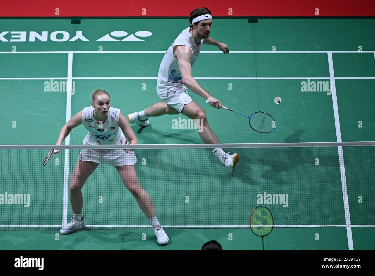 Kuala Lumpur, Malaysia. 24th May, 2024. Mathias Christiansen (R ...