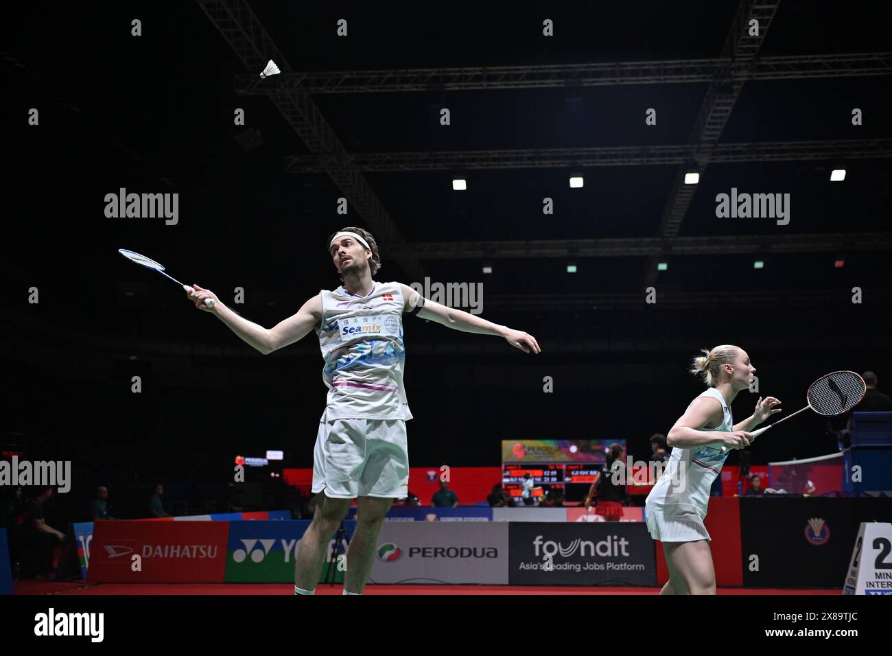 Kuala Lumpur, Malaysia. 24th May, 2024. Mathias Christiansen (L ...