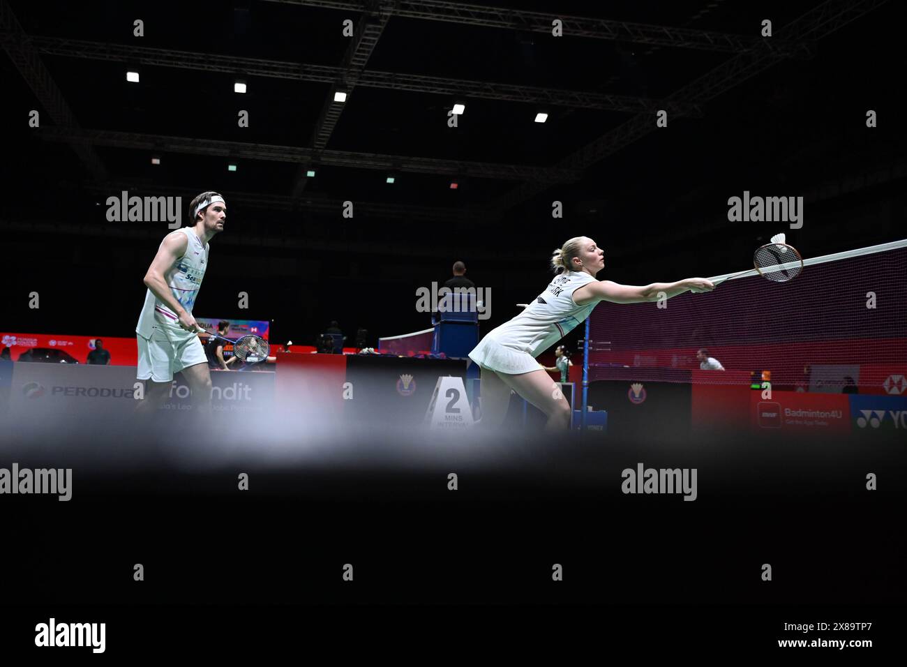 Kuala Lumpur, Malaysia. 24th May, 2024. Mathias Christiansen (L ...