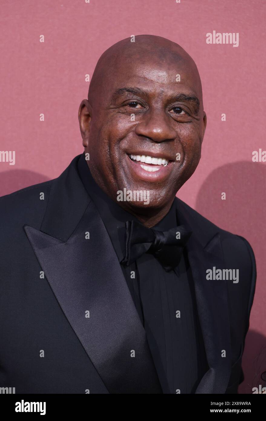 Earvin 'Magic' Johnson attends the amfAR Cannes Gala 30th edition ...