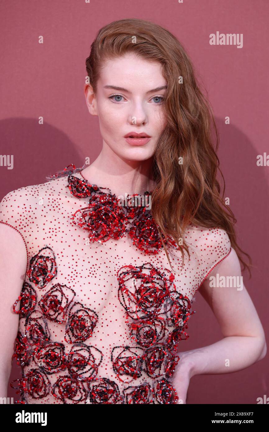 Cannes, France. 24th May, 2024. Alyda Grace attends the amfAR Cannes ...