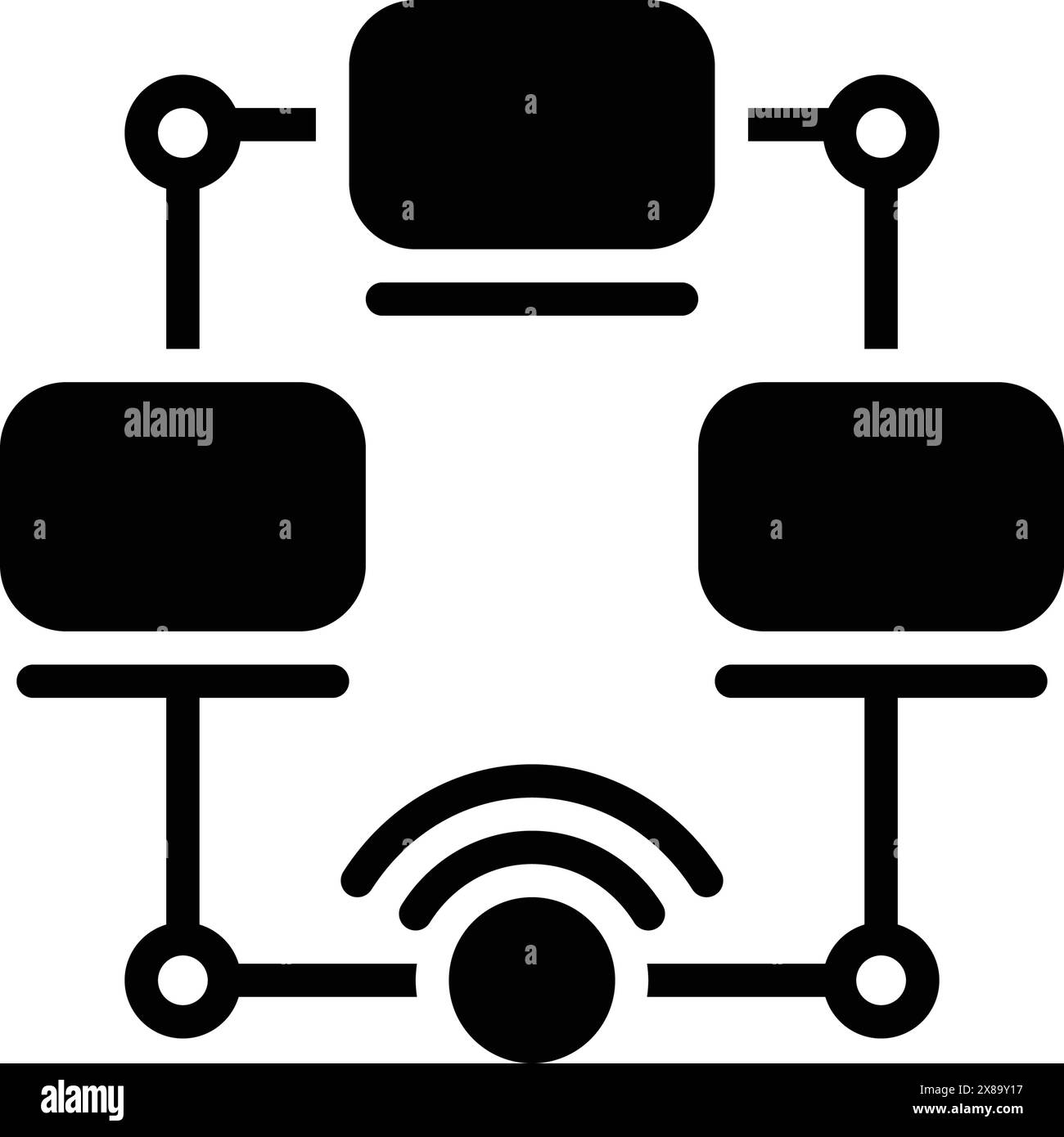 Icon For Networking Multicast Stock Vector Image And Art Alamy