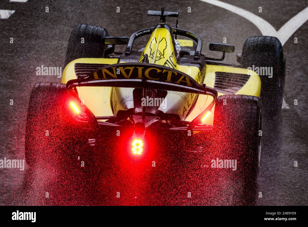 Monaco, 22/05/2024, 09 MAINI Kush (ind), Invicta Racing, Dallara F2 ...
