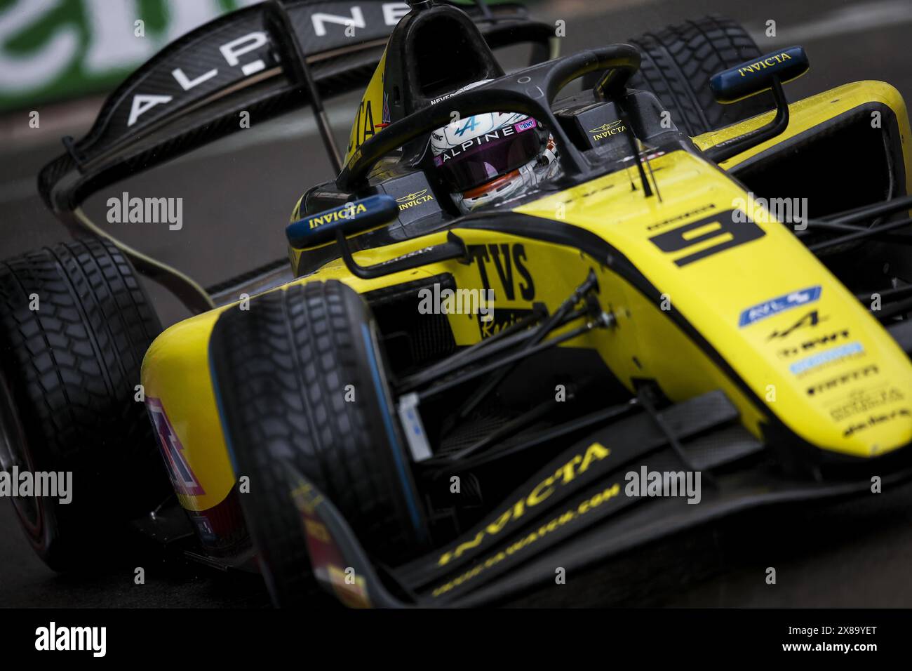 Monaco, 22/05/2024, 09 MAINI Kush (ind), Invicta Racing, Dallara F2 ...