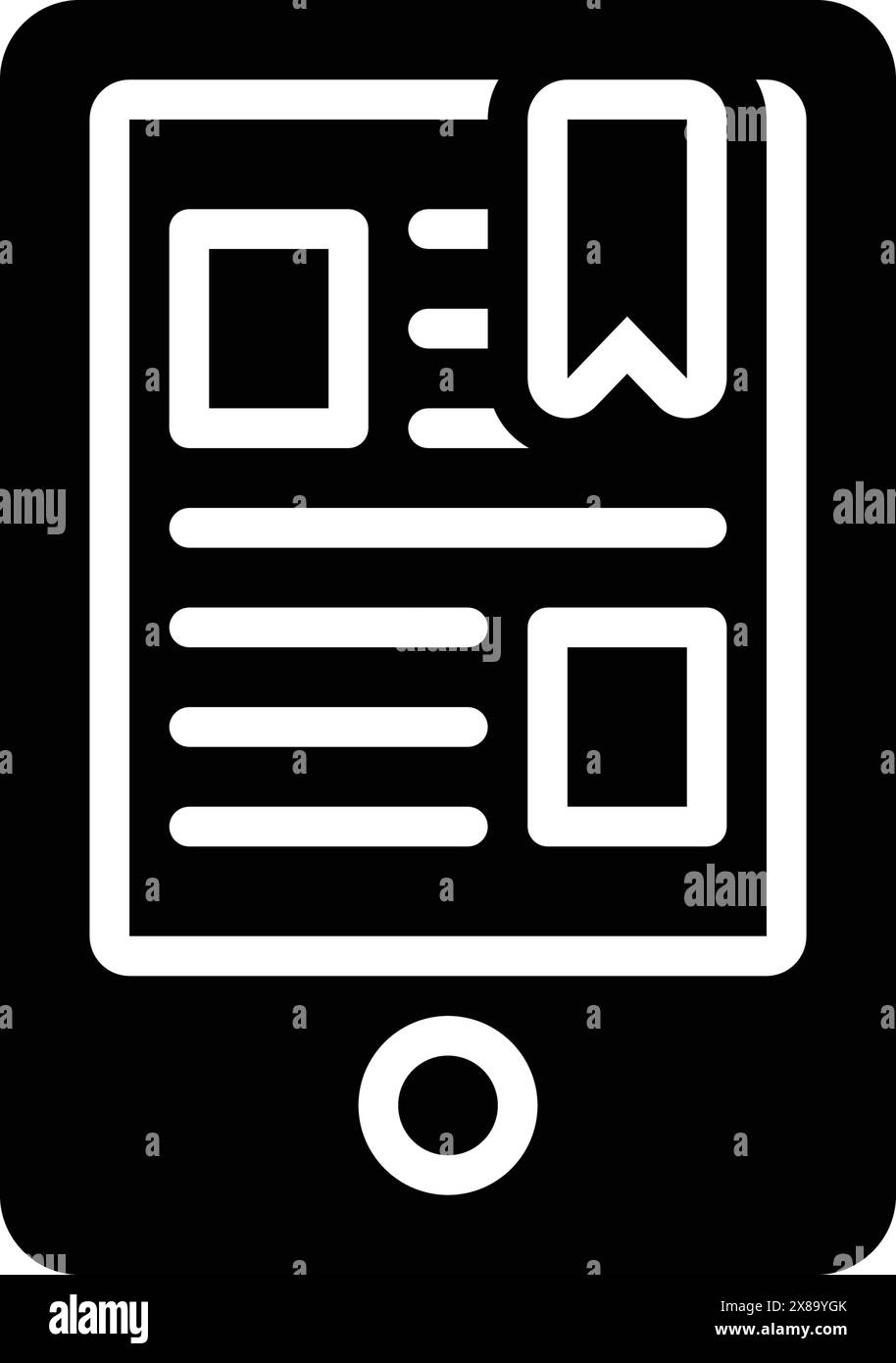 Ereader icon Stock Vector Images - Alamy