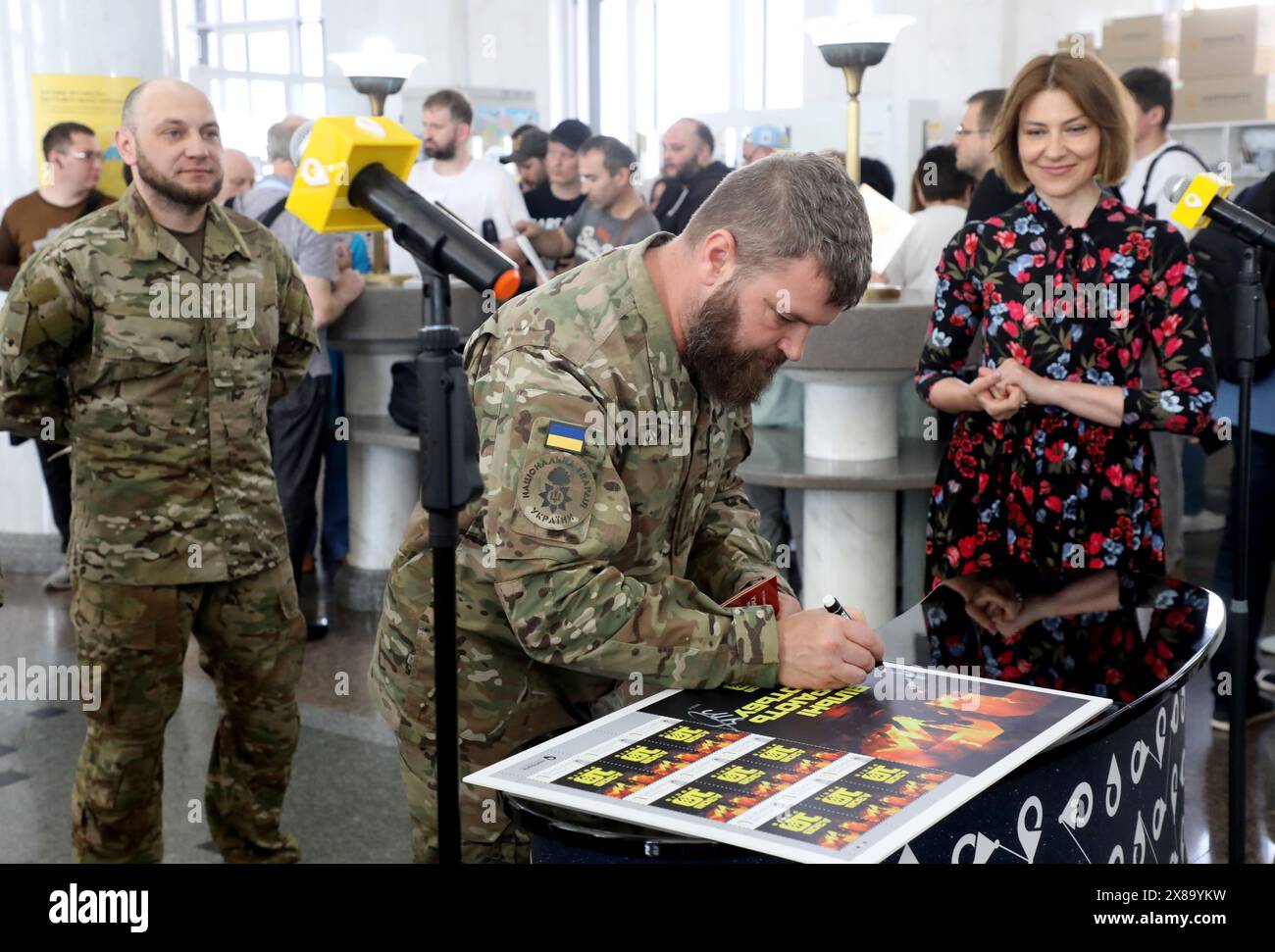 Non Exclusive: KYIV, UKRAINE - MAY 23, 2024 - Lieutenant Colonel of the ...