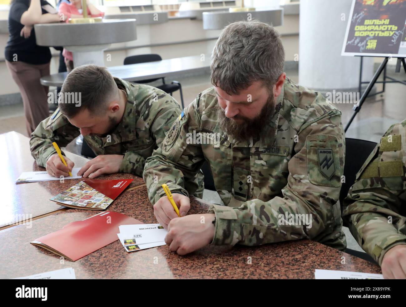 Non Exclusive: KYIV, UKRAINE - MAY 23, 2024 - Major of the 12th Special ...