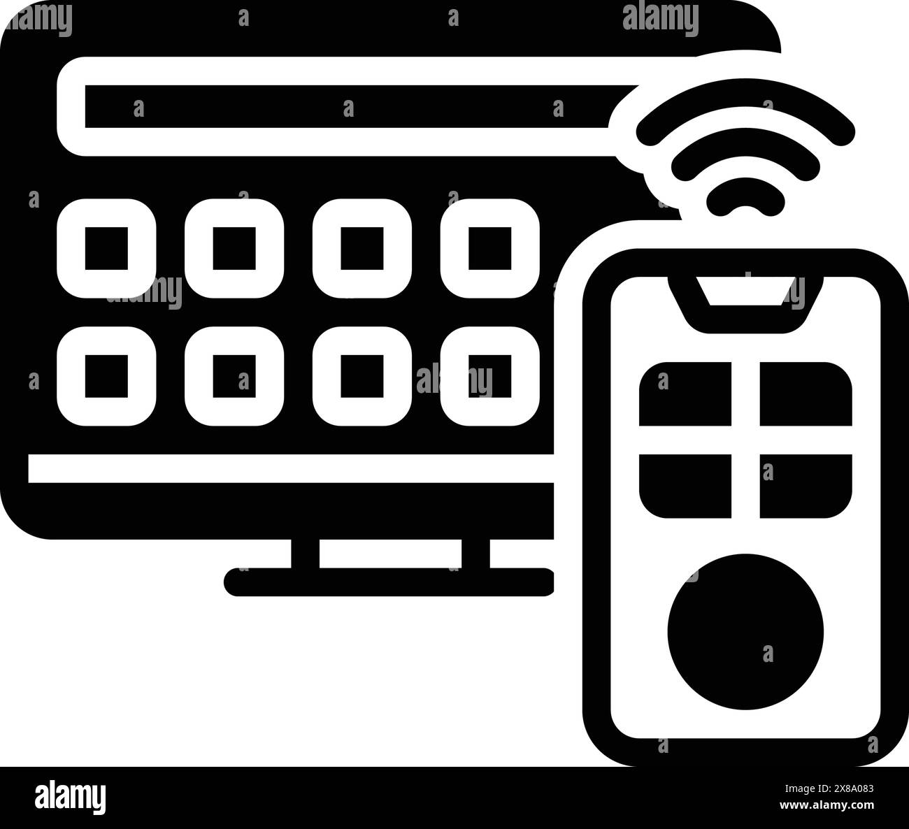 Smart tv remote hi-res stock photography and images - Alamy